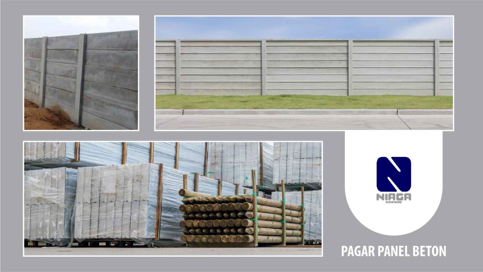 Harga Pagar Panel Beton Kuningan Terpasang - Niaga Konstruksi